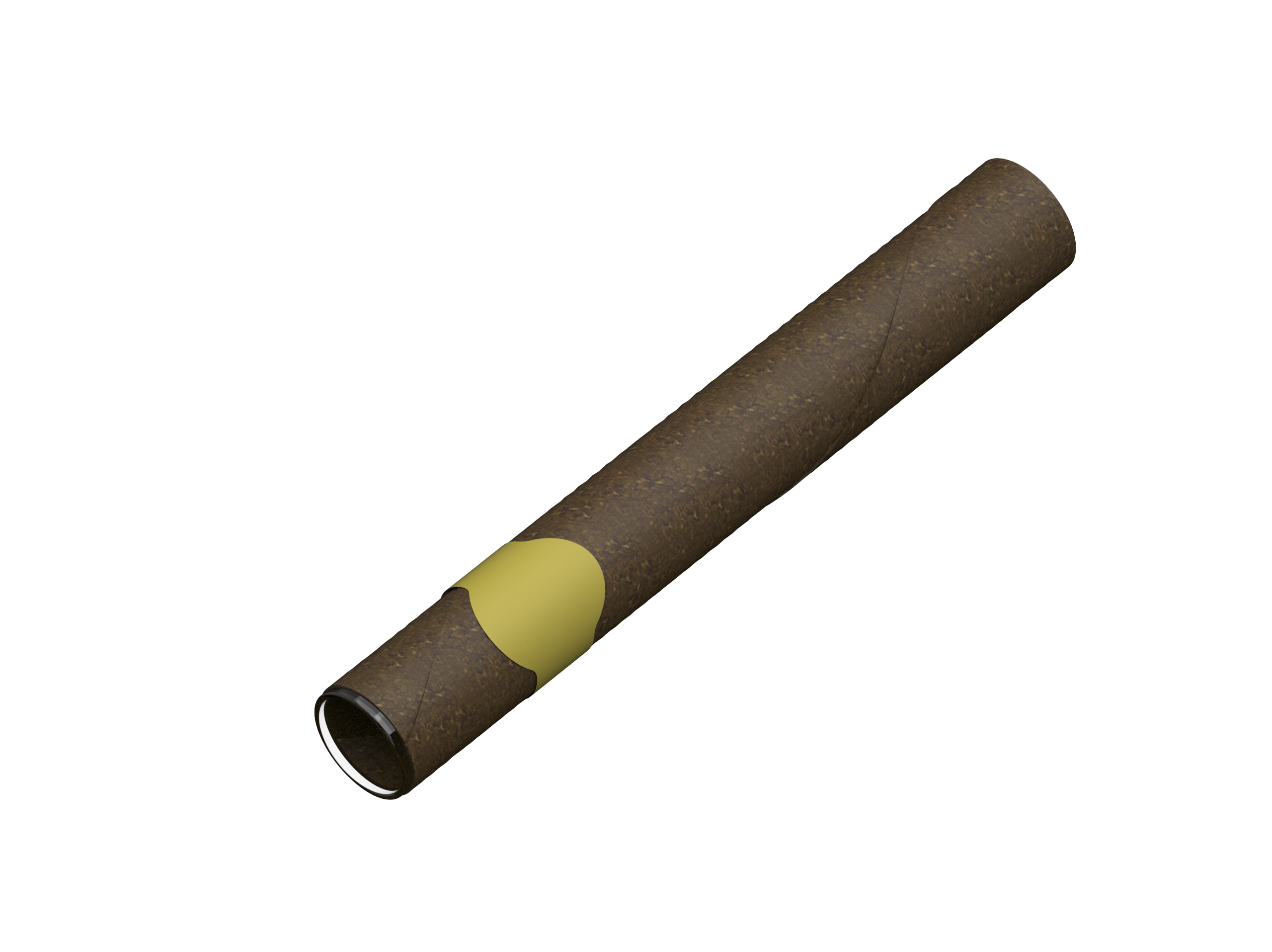 2g Hemp Blunt with Glass - Tube - FF - 12mmx95mm