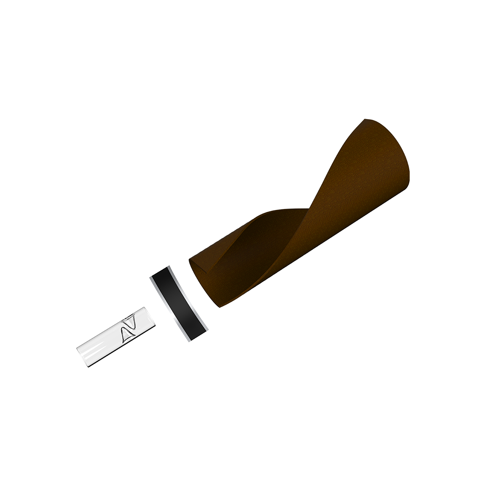 1.5g Dark Brown 1Ply Hemp Blunt with Glass 2Poke Filter Tip - 140ct ...